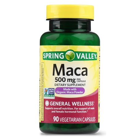 Spring Valley Maca 500 mg 90 Cápsulas – Salud & Vida